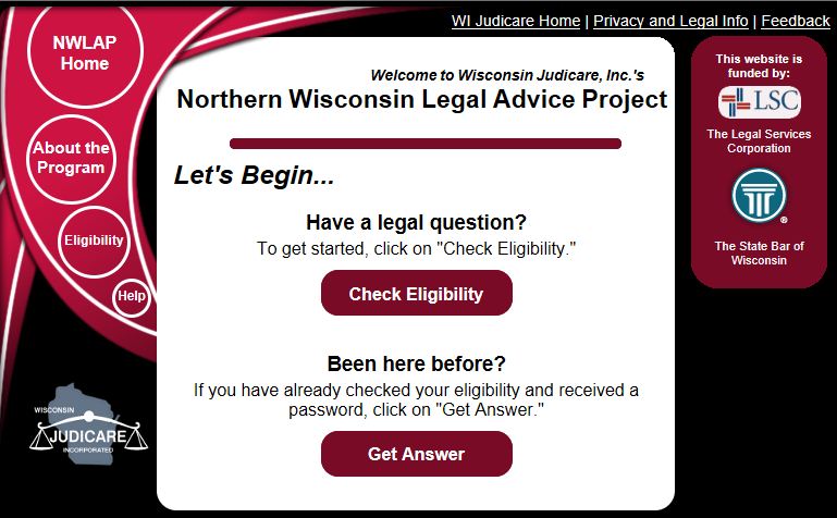 Judicare launches Northern Wisconsin Legal Advice Project | wisatj.org